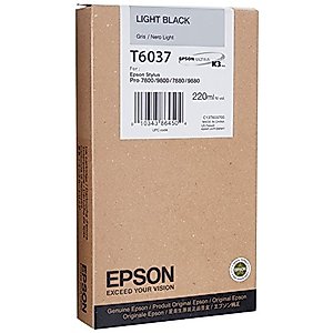 Epson UltraChrome K3 Ink Cartridge - 220ml Light Black (T603700)