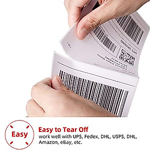 Thermal Labels 4x6 Shipping Printer Label Paper for Shipping Packages, Sticker Paper Direct Thermal Printer Labels 4 x6 Compatible with Rollo, MUNBYN, Phomemo and Most Thermal Printer, 250-Pack