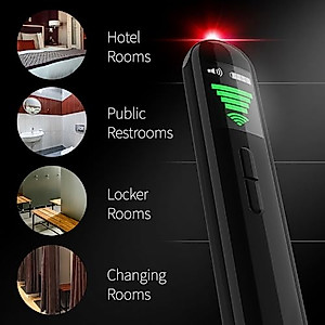 Hero Privacy Pen - 1 Pack - Hidden Camera Detector, Anti Spy, GPS Tracker Detector, Portable RF Signal Finder for Airbnb, Hotels, Bathroom, Home, Office