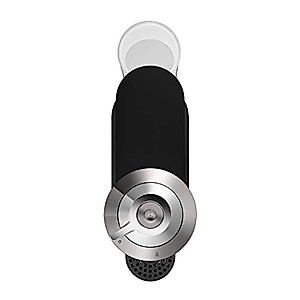 Nespresso Vertuo Next Deluxe Coffee and Espresso Maker by De’Longhi, Pure Chrome with Aeroccino Milk Frother,1.1 liter , Black