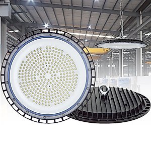lluminate Your Space with 4PCS 150W LED High Bay Light - 21000lm (Eqv.600W MH/HPS) - ETL Listed - 6500K UFO High Bay Lights for Warehouse/Workshop - Energy Saving Up to 80%