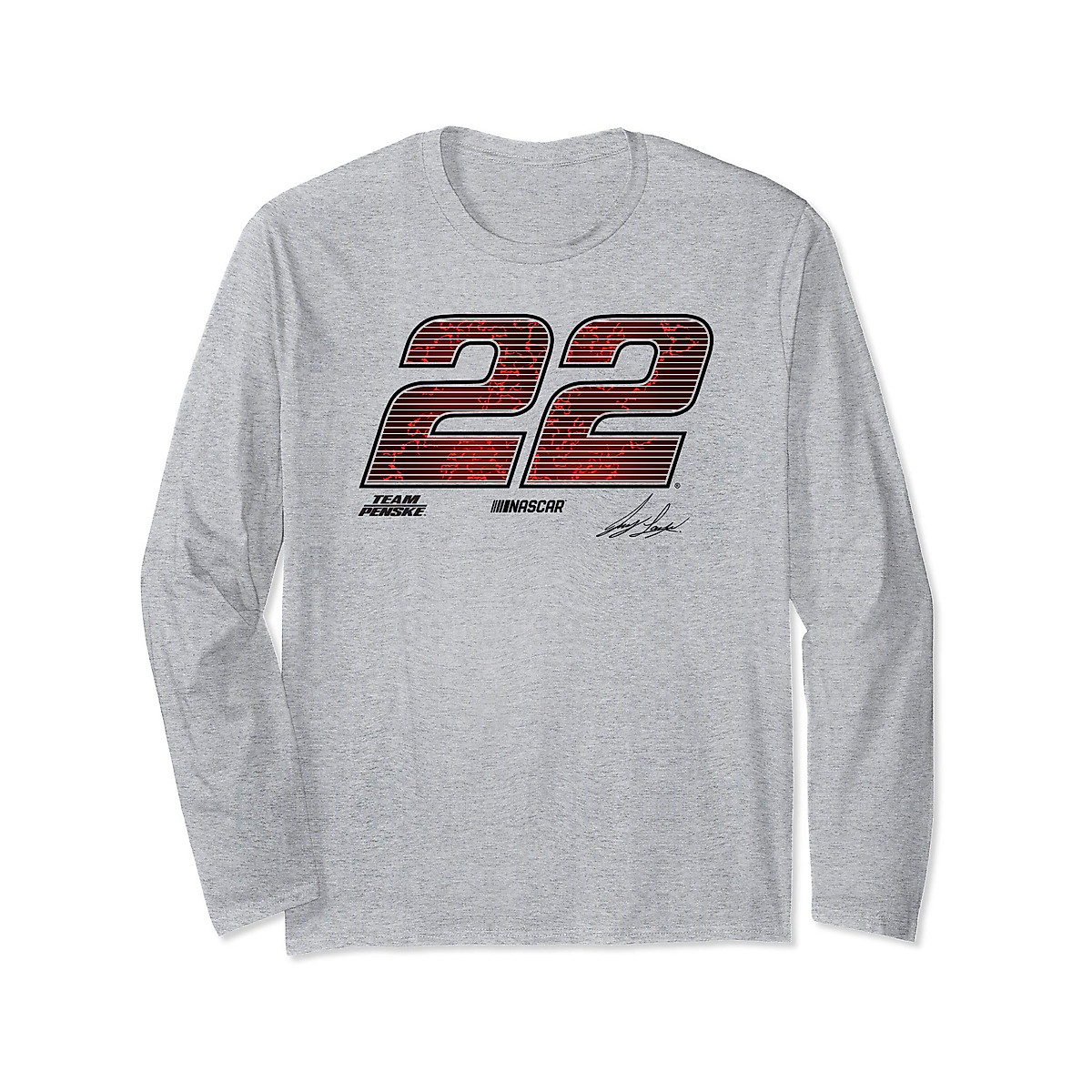 NASCAR - Joey Logano - Marble Long Sleeve T-Shirt