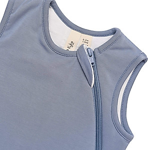 KYTE BABY Unisex Rayon Made From Bamboo Sleep Bag for Babies and Toddlers, 1.0 Tog (Small, Slate)