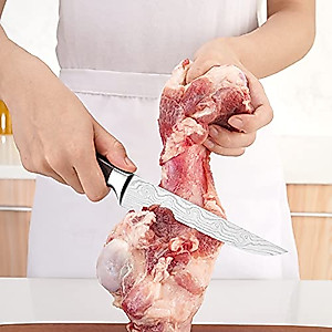 8 Pcs Professional Kitchen Chef Knife Set, High-Carbon Stainless Steel with Ergonomic Handle Knife Set ,Ultra Sharp Japanese Knife set---Cobinliy