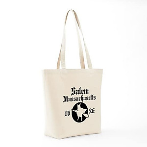 CafePress Salem Massachusetts Tote Bag Natural Canvas Tote Bag, Reusable Shopping Bag