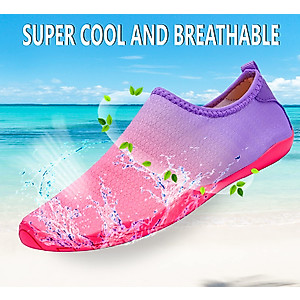 YYXMS Lightweight Comfortable Water Shoes for Men Women Barefoot Quick Dry Aqua Shoes Outdoor Beach Shoes for Diving Walking Boating Swimming Surfing Yoga