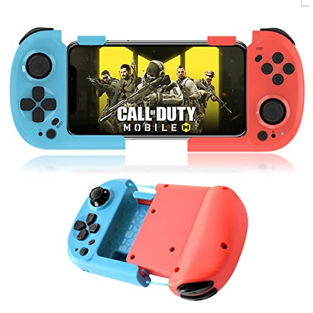 arVin Mobile Game Controller for iPhone iOS Android Gaming Gamepad - Magnetic Storage - Pocket Size - Portable - Wireless Connection - Direct Play