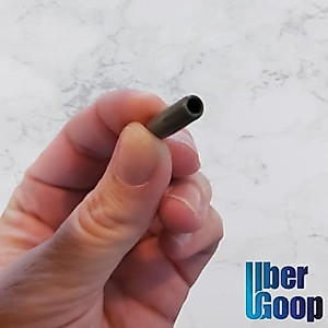 Uber Goop Dark Grey dishwasher rack coating & glue w/25 caps