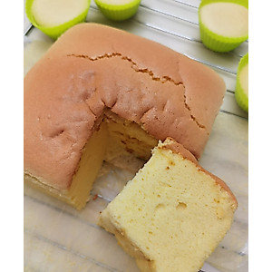 Ksdhotware 8'' x 3'' Deep Square Cake Pan Baking Mold Non-stick Coating Heavy Duty Brownie Bread Tray (Champagne Gold) (Square)