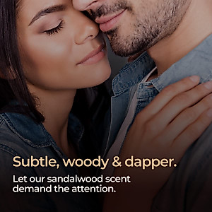 Gya Labs Sandalwood Beard Oil - 100% Pure & Natural Beard Growth Oil for Men with Organic Argan & Jojoba Oil - Beard Oil that Moisturizes, Softens & Strengthens (1 Fl Oz)