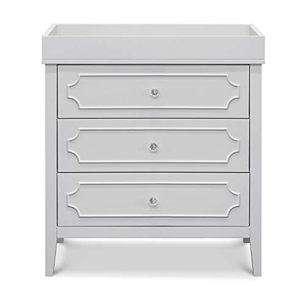 DaVinci Chloe Regency 3-Drawer Dresser In Fog Grey