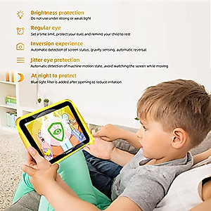 7 inch Android 11 Tablets, 2GB RAM+32GB ROM,Long Battery Life,1.5GHz Quad Core Processor,2 MP Dual Camera,Google Certified, WiFi Bluetooth 4.2 (Yellow)