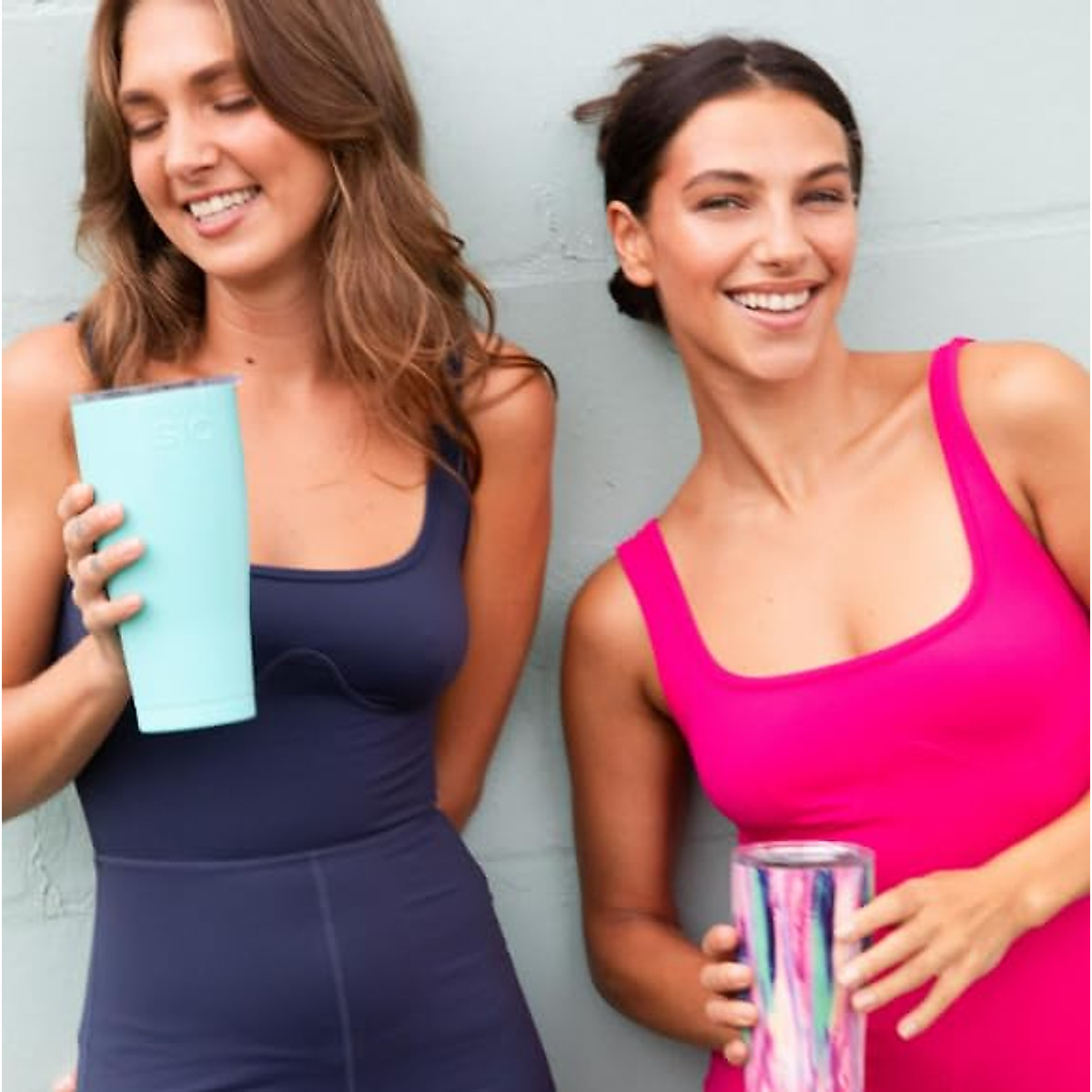 Seriously Ice Cold SIC 20 Oz. Double Wall Vacuum Insulated 18/8 Stainless Steel Travel Tumbler Mug | Powder Coated with Splash Proof BPA Free Lid | Coffee, Tea, Wine, and Cocktails (Cotton Candy)