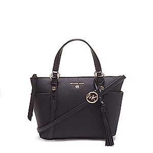Michael Kors Sullivan Small Convertible Top Zip Tote Black One Size