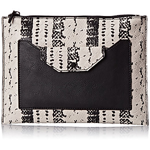 Danielle Nicole Zelie Clutch, Snake Print, One Size