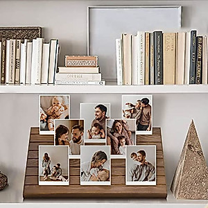 ZYP Wooden Earring Display Stands for Selling,Portable Jewelry Display Retail Earring Jewelry Organizer Stand Jewelry Showcase Rack Earring Card Holder Display with 50 Earring Cardboard