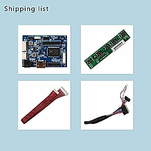 VSDISPLAY HD-MI LCD Controller Board Work for 7" 10.1" N070ICG-LD1 (40Pin) B101EW05 LP101WX1 HSD101PWW1 N101ICG-L21 PO101WX01 1280x800 LED 40Pin LCD Panel