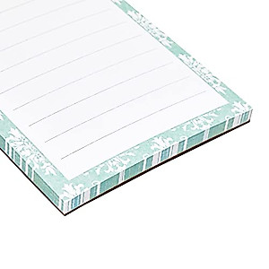 Juvale 12 Pack Magnetic Notepads for Refrigerator, Grocery, Shopping To Do Lists, 6 Colors (3.5 x 9 In)