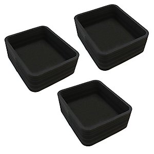 Polar Whale 3 Large Food Storage Organizers Bin Tray for Kitchen Pantry Refrigerator Freezer Cabinet Cupboard for Snacks Produce Pasta Vegetables Waterproof Washable 10" Wide x 12" Long - 3 Pack