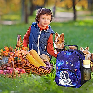 BTOOP Lunch Box Kids for Boys Insulated Lunch Bag Cute Reusable Thermal Meal Cooler Tote Bags with Removable Shoulder Strap for School Travel