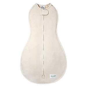 Woombie Original Baby Swaddling Blanket - Soothing, Cotton Baby Swaddle - Wearable Baby Blanket, Lime Sorbet, 14-19 lbs