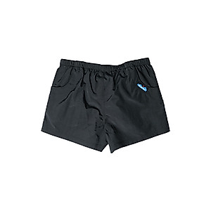 KAVU Elle Quick Dry Shorts with Mesh Pockets, Elastic Waistband, Belt - Black - M