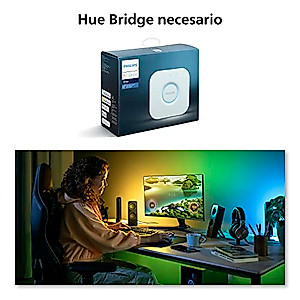 Philips Hue Play Gradient PC Lightstrip [for 32-34 Inch Screens] LED Smart Lighting. Sync for Entertainment, Gaming and Media