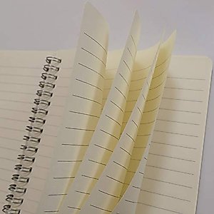 YUREE Spiral Notebook/Spiral Journal, Hardcover Spiral Lined Notebook, 140 Pages (70 Sheets) with Wide Ruled, A5, 8.4" x 5.9"