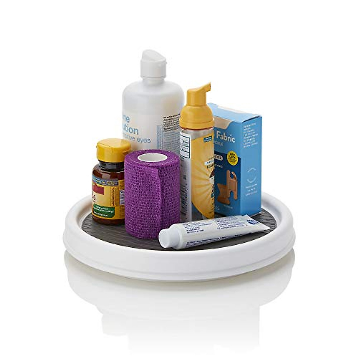 Copco Non-Skid Pantry Cabinet, 9-Inch, White/Gray