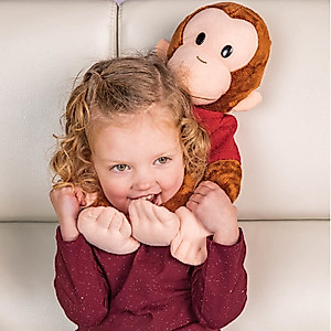 KIDS PREFERRED Curious George Monkey Plush - Classic George 16" Stuffed Animal (91721)