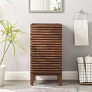 Modway Render 18" Bathroom Vanity in Walnut - Sink Basin Not Included