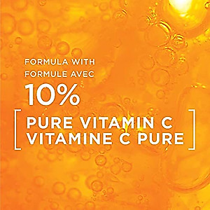 L'Oreal Paris Revitalift 10% Pure Vitamin C Face Serum, Brighter Skin, Reduced Wrinkles, Fragrance Free 1 0z.