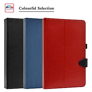 JRTAL Compatible with TCL Tab Pro 5G/TCL TABMAX 10.4 Keyboard Case, Premium Vegan PU Leather with Detachable Keyboard Stand Cover for 10.36" TCL Tab Pro 5G TCL-9198S/TCL TABMAX 10.4 9296Q,Blue