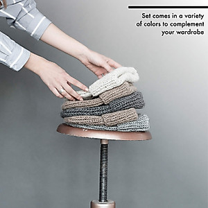 Cashmere Boutique Long Leg Warmers for Women and Girls – Perfect for Any Occasion, Stylish, Fancy, Super Warm & Comfy Winter Leg Warmer Socks - Black, One Size