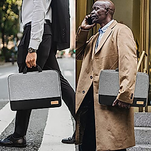 Bagasin Laptop Sleeve Case, 15 15.6 16 inch TSA Laptop Sleeve Water Resistant with 4-Layer Protection, Computer Carrying Bag Compatible with MacBook, HP, Dell, Lenovo, Asus Notebook