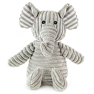 Giftable World Dog, Safari and Bug Pet Plush Toy with Squeaker (Rhino, Hippo, Elephant)