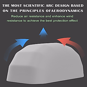 Heavy Duty Carport, Fully Automatic Large Huge Portable Garage, Stainless Steel Material Folding Telescopic Car Tent, Outdoor Car Canopy for Auto,5.9 * 2.5 * 2.45M/19 * 8.2 * 8ft