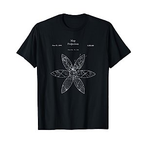 Vintage Geographer Map Projection Shirt - Geography GIS Tee T-Shirt