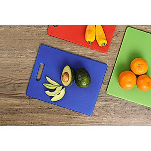Dexas Jelli Cutting Board (Set of 3), Red/Blue/Green