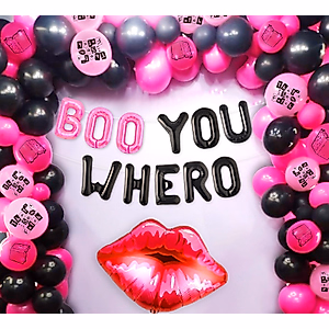 LaVenty Mean Girls BalloonParty Decoration Thats Fetch Balloons Burn Book Banner Y2K Party Supplies