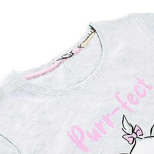 Disney Pajama for Women | Ladies Aristocats Pajamas | Cotton Short PJ Set Grey XX-Large