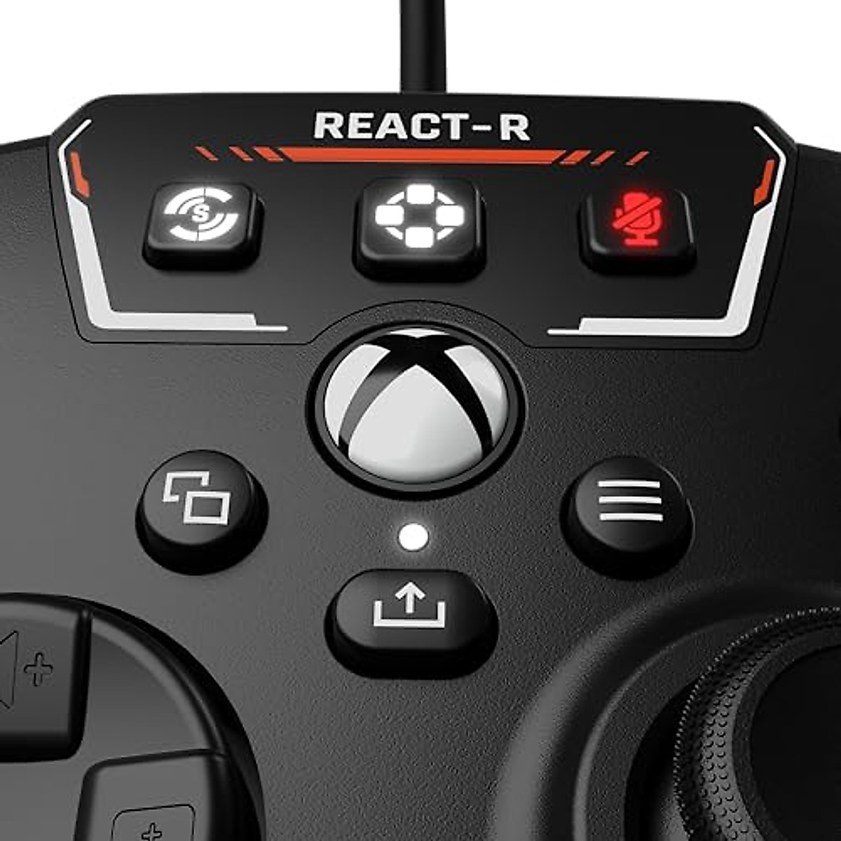 Turtle Beach REACT-R Controller Wired Game Controller – Xbox Series X, Xbox Series S, Xbox One & Windows – Audio Controls, Mappable Buttons, Textured Grips – Black
