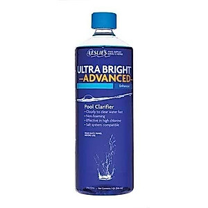 Leslie's Ultra Bright Advanced Clarifier - Fast-Acting, Non-Foaming Formula - for Swimming Pools - 1 Quart