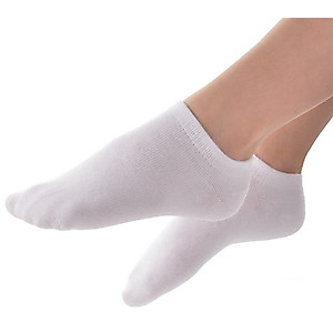 WEUSMAY Ankle No Show Socks for Boys Girls Casual and Athletic Youth Kids Low Cut Socks 8 Pairs (Shoe Size: 2.5-6.5)