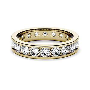 Charles & Colvard Forever One Round 3.0mm Moissanite Eternity Band-size 5 1.80cttw DEW (D-E-F)