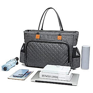 Arctic fox Laptop Tote Bag for Women/Men, 15.6'' Computer Messenger Teacher Work Bag with Padded Laptop Case for Business, Office and Travel.