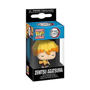 Funko POP! Keychain: Demon Slayer - Zenitsu Novelty Keyring - Collectable Mini Figure - Stocking Filler - Gift Idea - Official Merchandise - Anime Fans - Backpack Decor