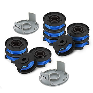 LEIMO KPARTS 0.065 String Trimmer Spool Line for Ryobi One+ AC14RL3A, 0.065" Autofeed Replacement Spools for Ryobi 18V, 24V, and 40V Cordless Trimmers (12 Pack)