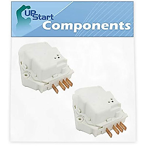 2-Pack 215846604 Refrigerator Defrost Timer Replacement for Kelvinator KATR1816MS0 Refrigerator - Compatible with 241809401, 241809402 Defrost Timer