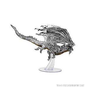 WizKids D&D Icons of The Realms: Adult Silver Dragon